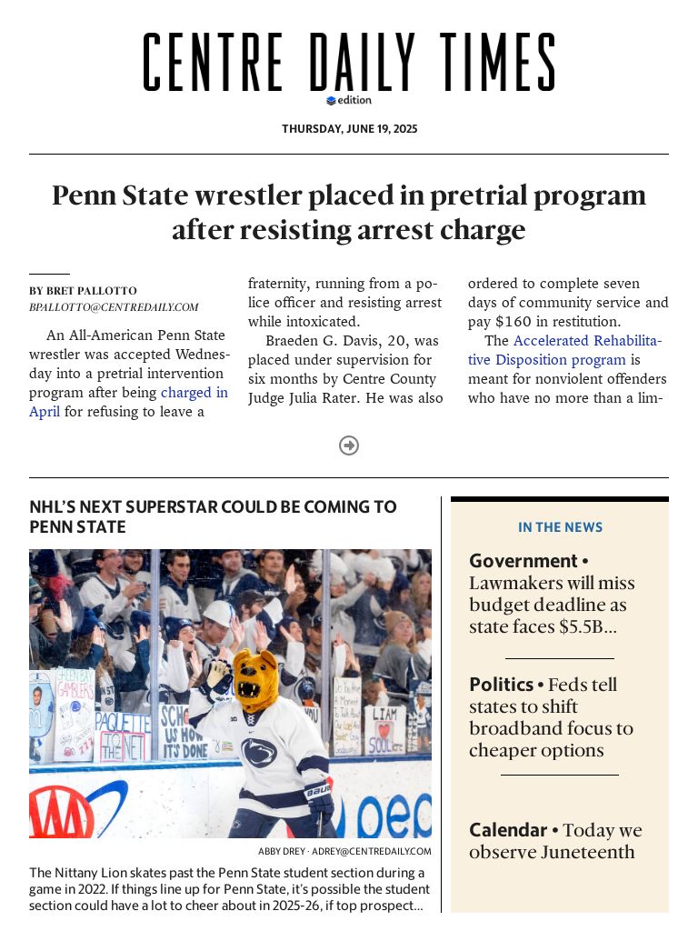 Centre Daily Times