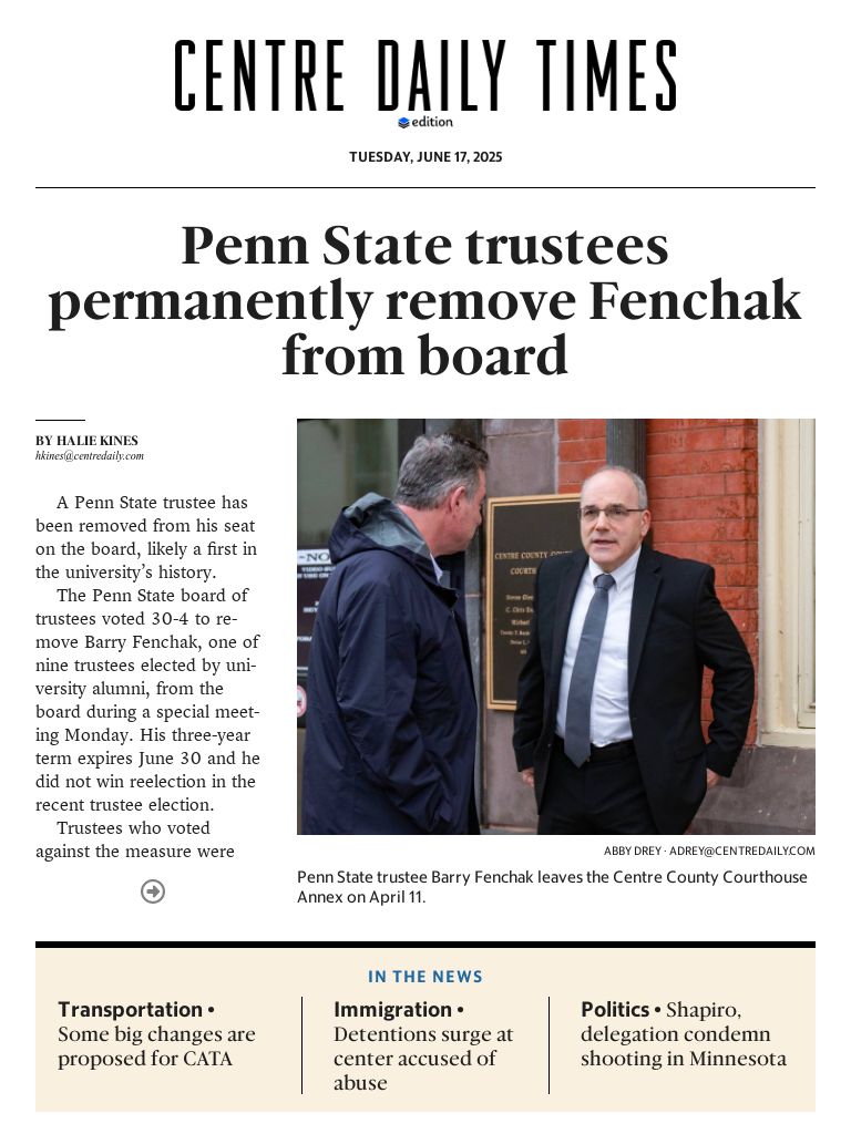 Centre Daily Times